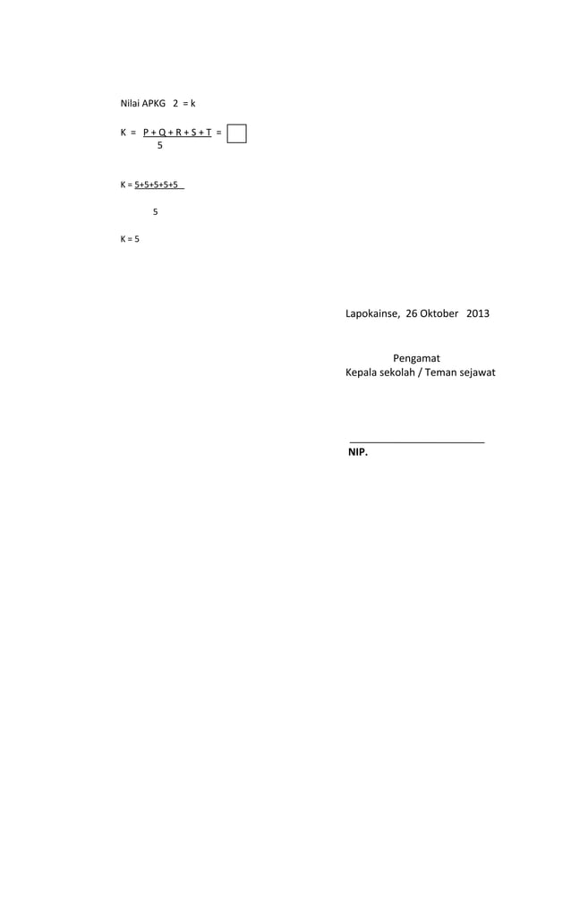 Alat penilaian kemampuan guru (apkg 1 dan 2) 2 | PDF