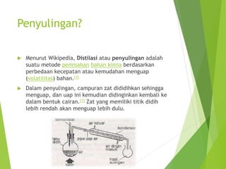 Alat penyulingan air sederhaha | PPTX