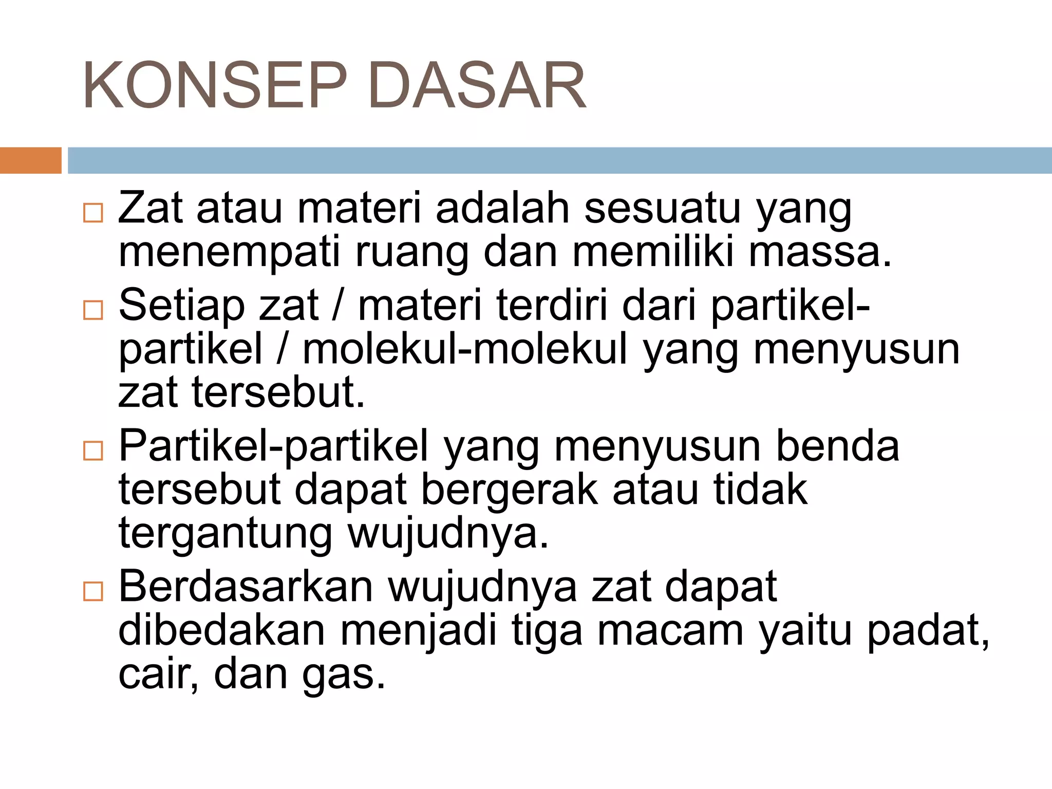 Alat peraga perbedaan sifat zat padat, cair dan gas sederhana | PPTX