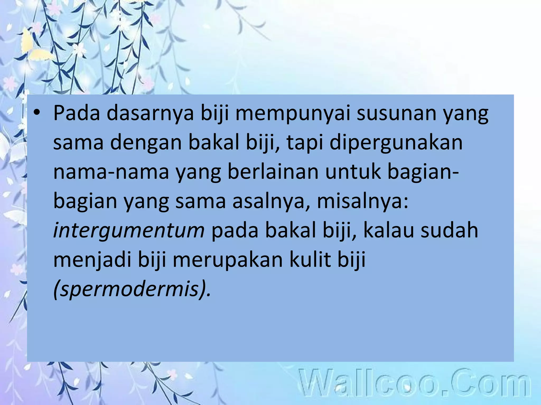 Alat perkembangbiakan tumbuhan dan persebaran tumbuhan | PPT