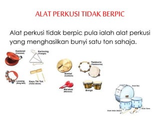 KENALI ALAT PERKUSI , BERPIC DAN TIDAK BERPIC | PDF