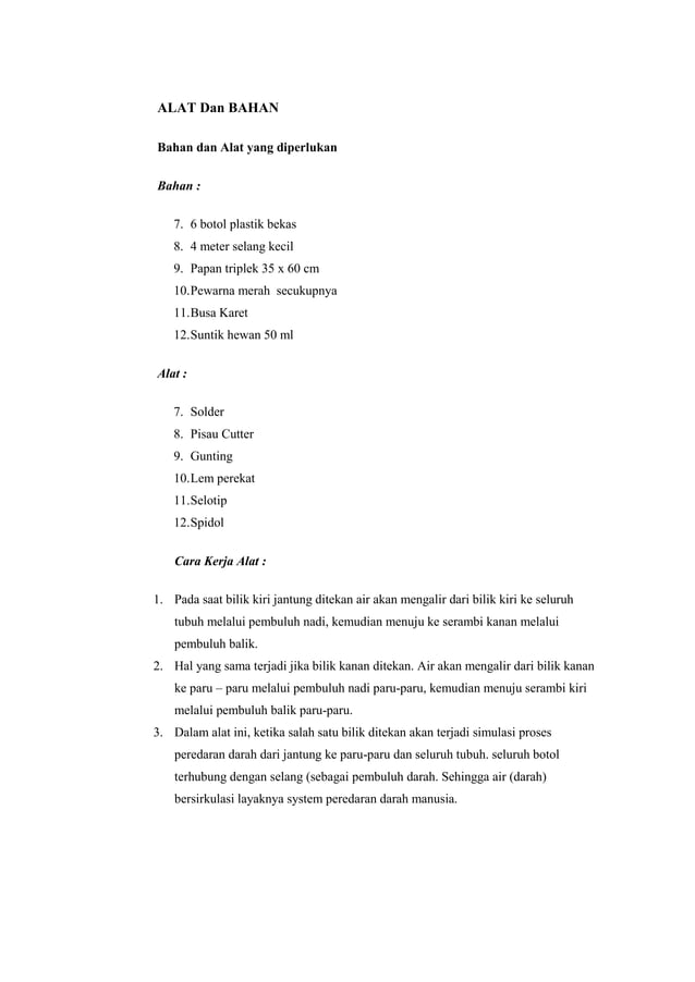 Alat praktikum ipa | PDF