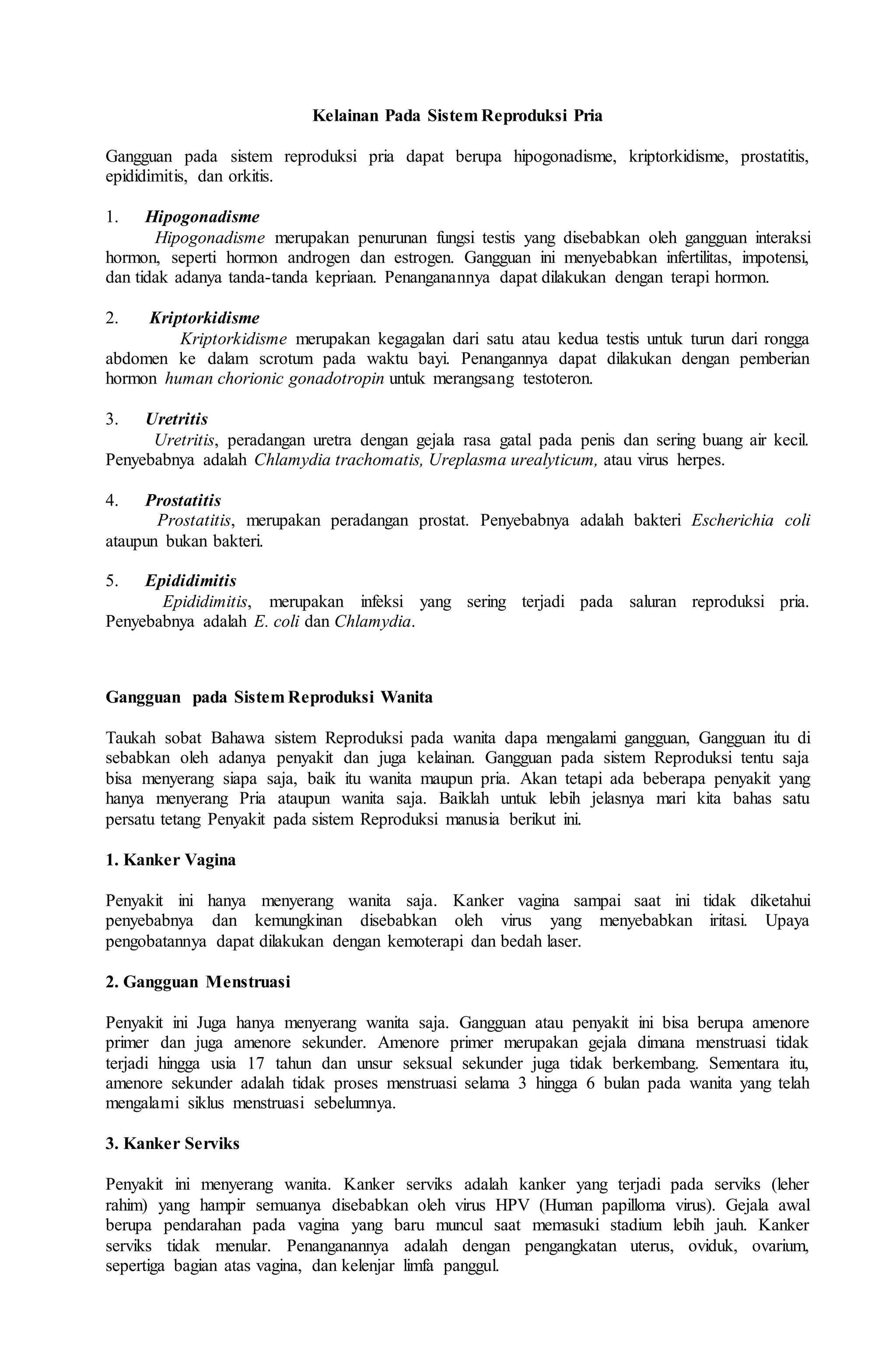 Alat reproduksi pria | DOCX