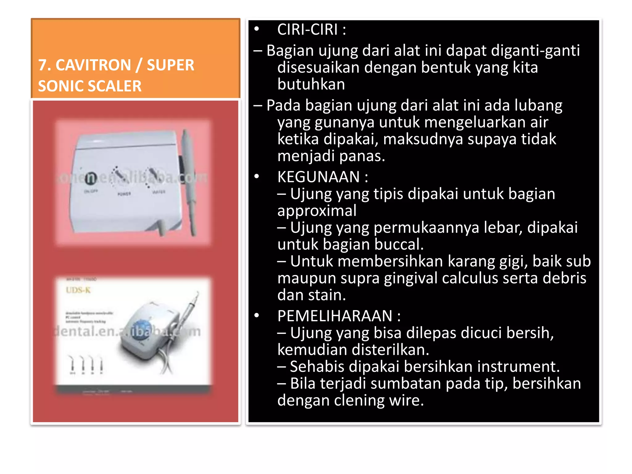 Alat scalling manual & elektrik | PPTX