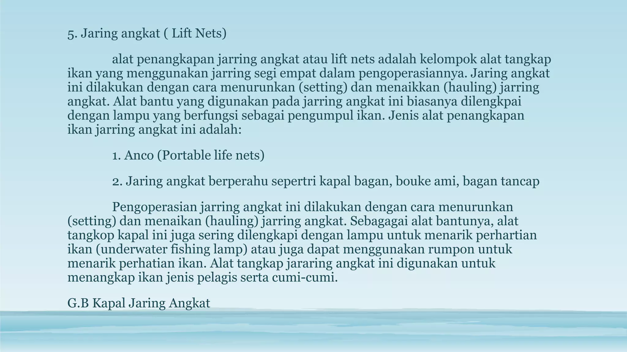 Berbagai Macam Alat Tangkap Ikan (By. Wartono) | PPTX