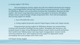 Berbagai Macam Alat Tangkap Ikan (By. Wartono) | PPTX