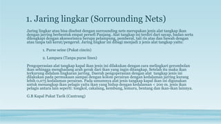 Berbagai Macam Alat Tangkap Ikan (By. Wartono) | PPTX