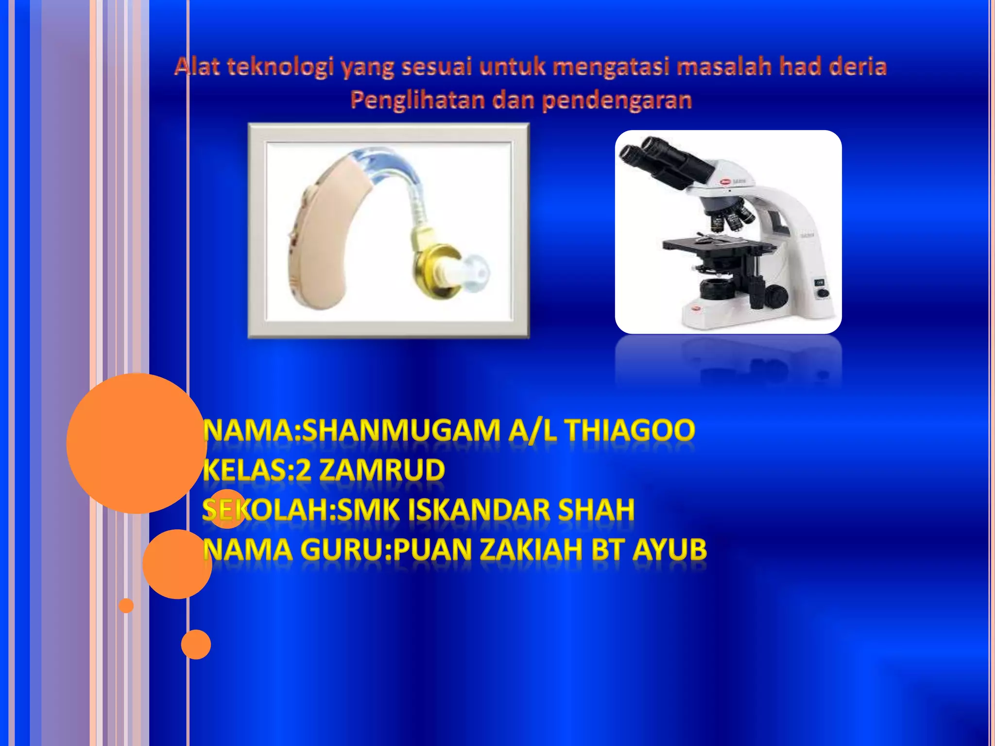 Alat teknologi yang sesuai untuk mengatasi had deria pendengaran dan ...