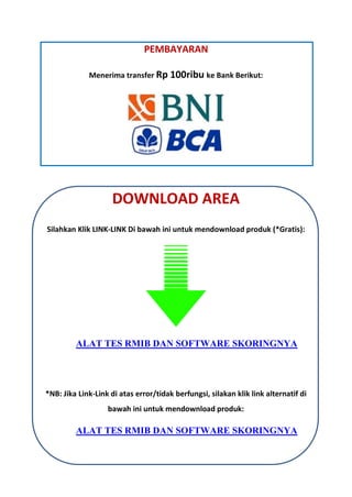 Alat tes rmib lengkap dengan skoring rmib | PDF