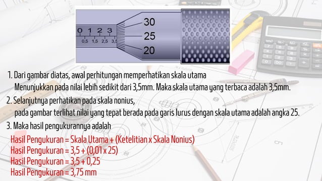 ALAT UKUR BAGIAN KE 2 : Micrometer Skrup | PPT