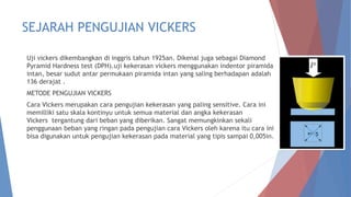Alat ukur kekerasan logam | PPTX
