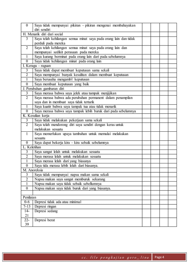 Alat ukur lansia dimensi sosial | DOCX