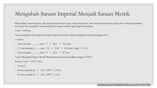 Alat ukur mekanik | PPTX