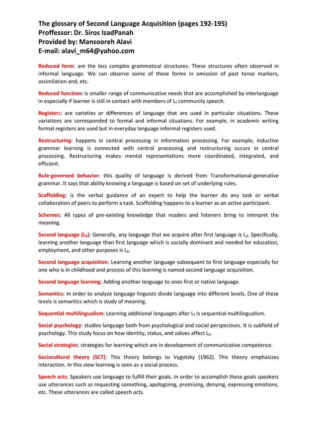Alavi glossary m | PDF