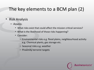 A laypersons guide to business continuity management richard (2) | PPT