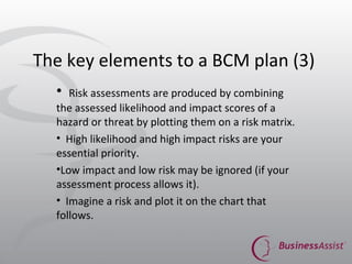 A laypersons guide to business continuity management richard (2) | PPT