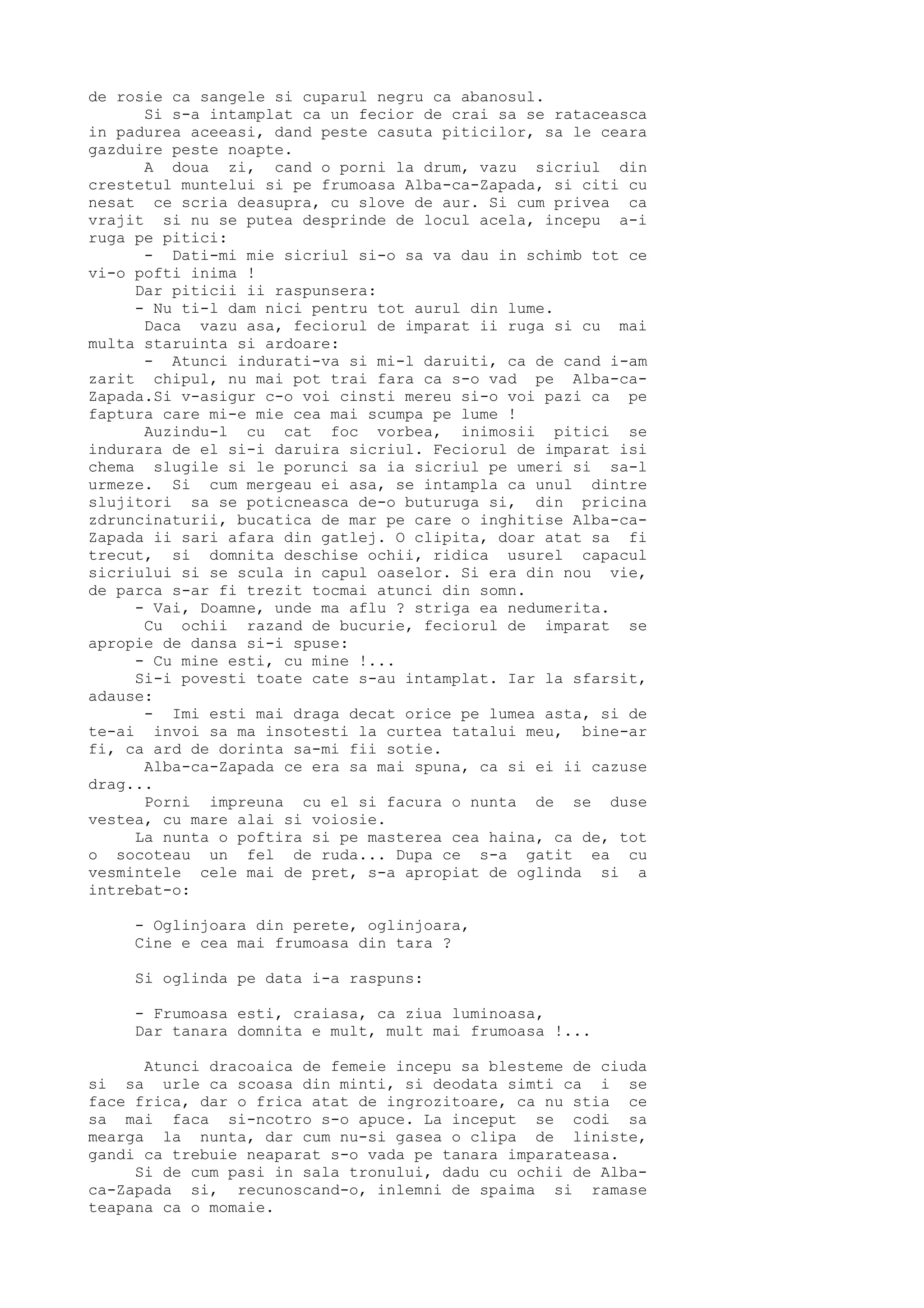 Alba.ca.zapada | TXT