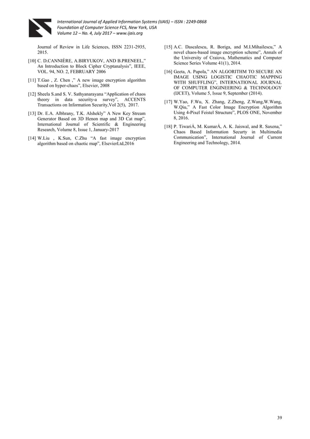 New Chaotic Substation And Permutation Method For Image Encryption Pdf