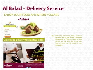 Al Balad Restaurant Qatar - A Profile | PPTX