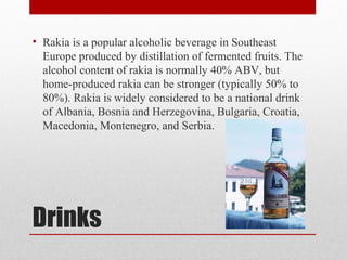 Albanian cuisine | PPT