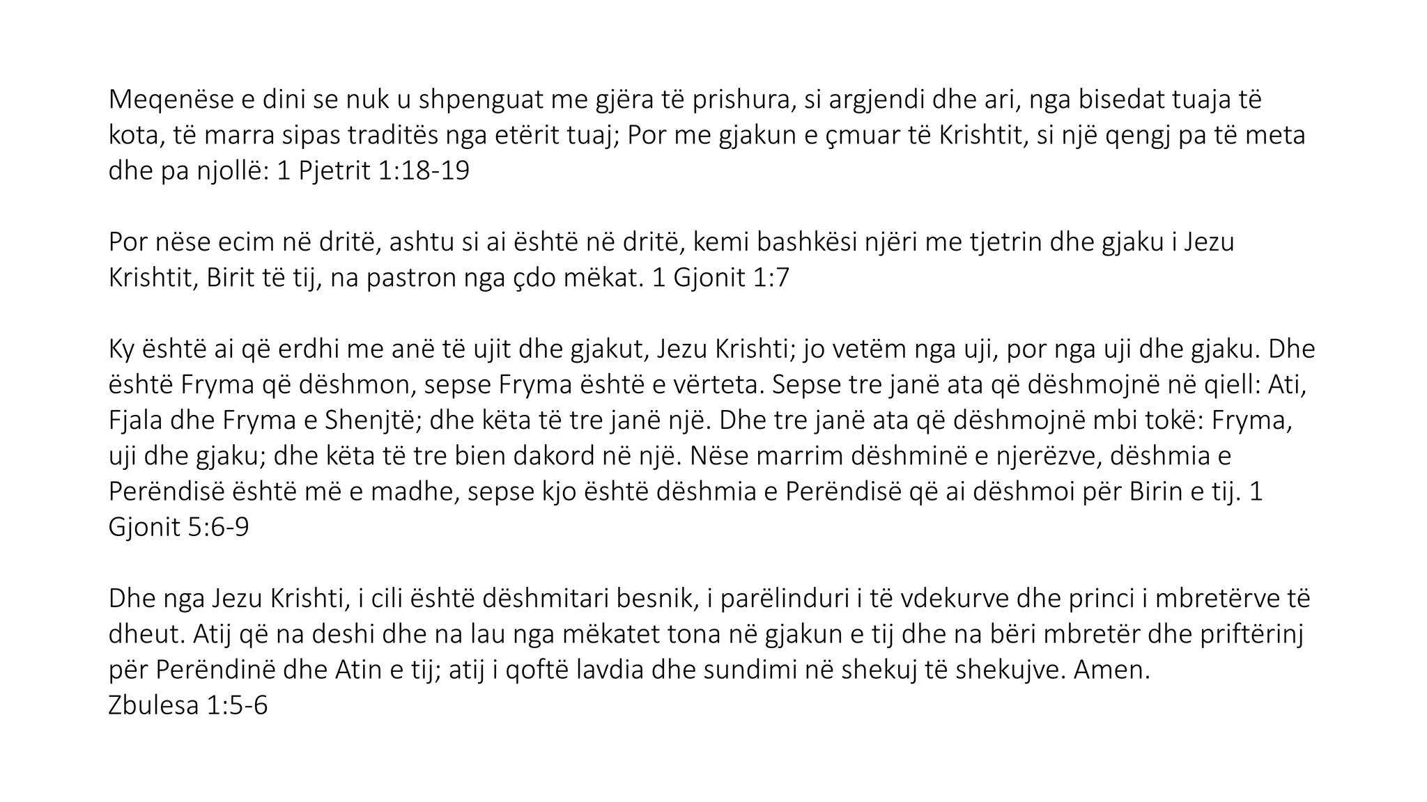 Albanian (Shqiptare) - Gjaku i Çmuar i Jezu Krishtit - The Precious ...