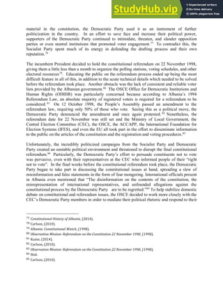 Albania S Transition To A Constitutional Democracy | PDF