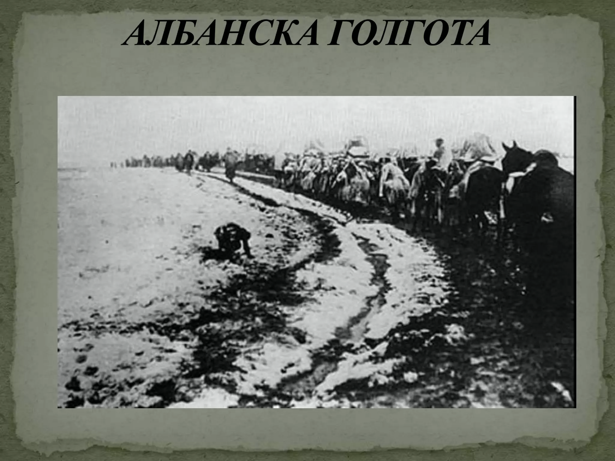 Albanska golgota | PPTX