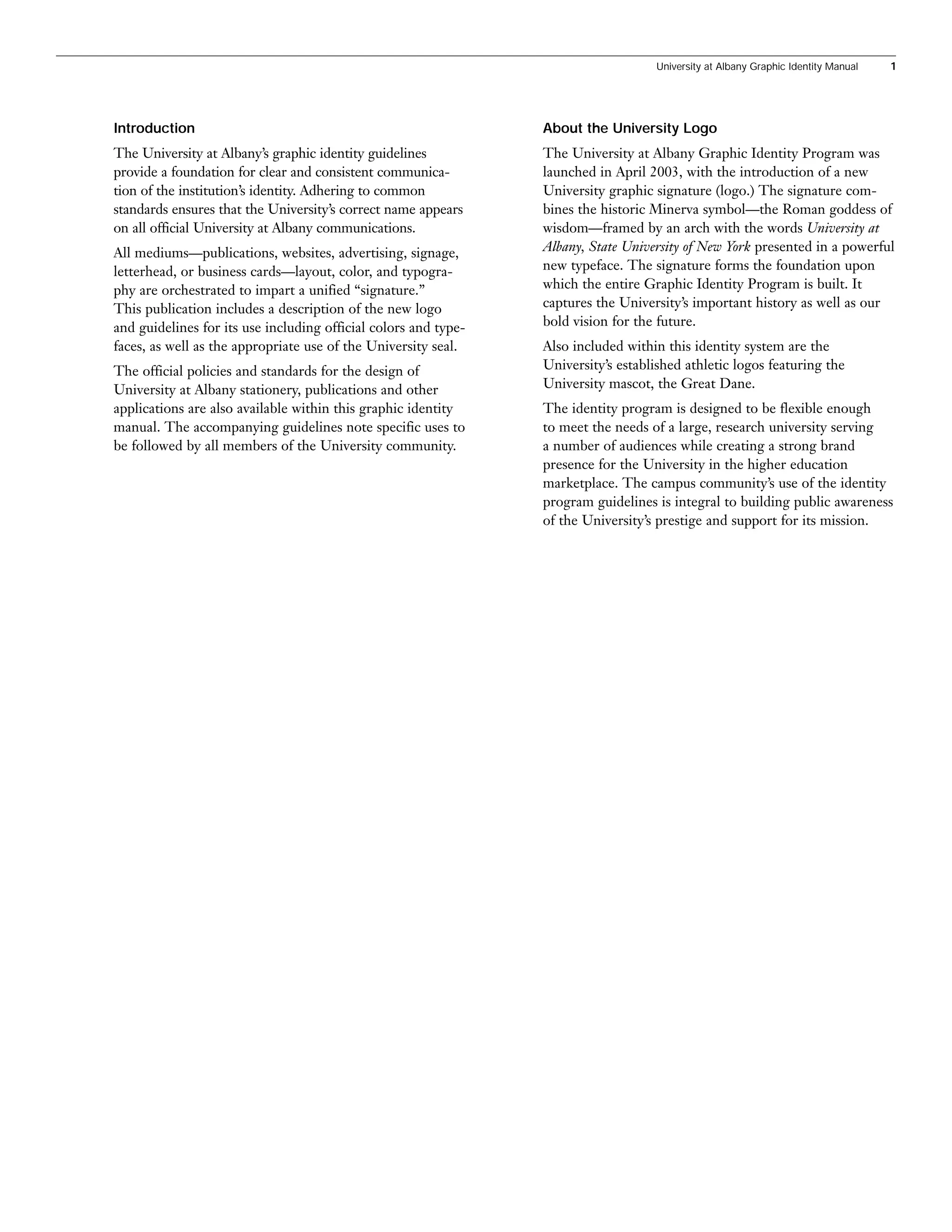 Albany graphic identity_manual_2.0 | PDF