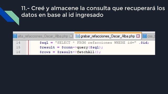 Insertar Datos Desde Formulario Web Usando Php Y Mysql Con Pdo Ppt