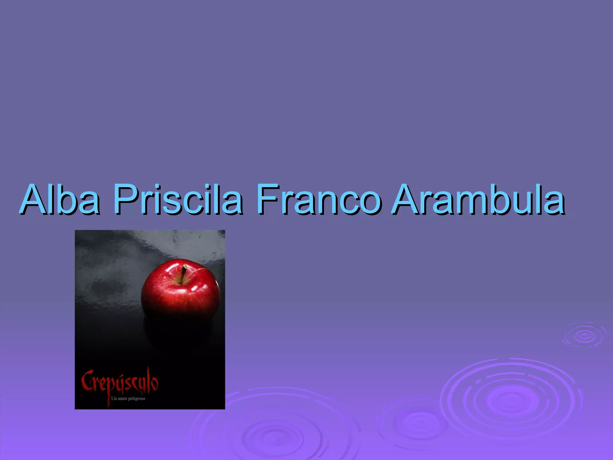 Alba priscila | PPT