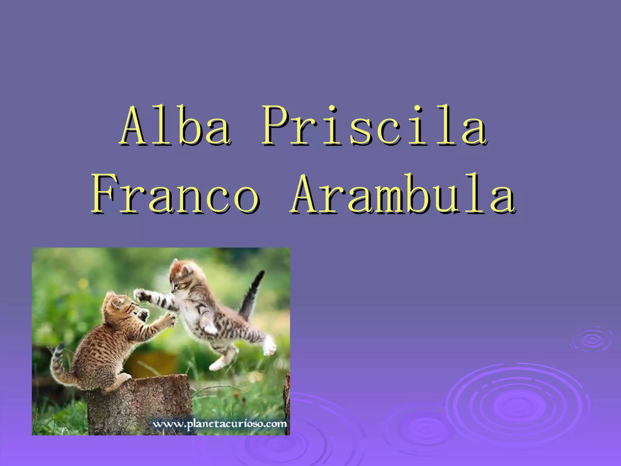Alba priscila | PPT