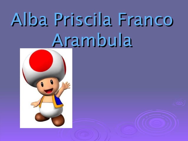Alba priscila | PPT