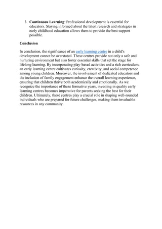 Nurturing Young Minds: A Guide to Early Childhood Development | PDF | Parenting Babies and ...