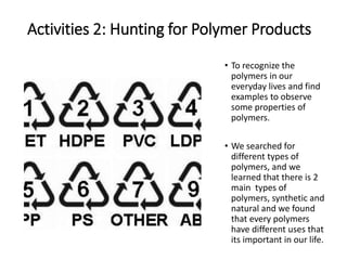Polymers, No more fear it is safe for kids | PPT