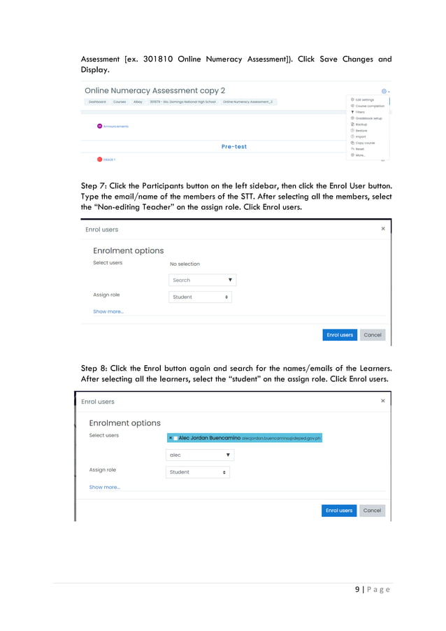 Albay Numeracy Assessment Tools (ALNAT) Manual.pdf | Educational ...