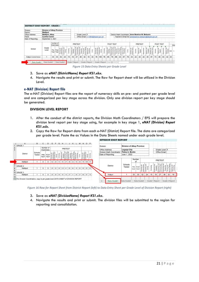 Albay Numeracy Assessment Tools (ALNAT) Manual.pdf | Educational ...