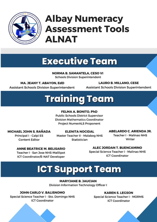 Albay Numeracy Assessment Tools (ALNAT) Manual.pdf | Educational ...