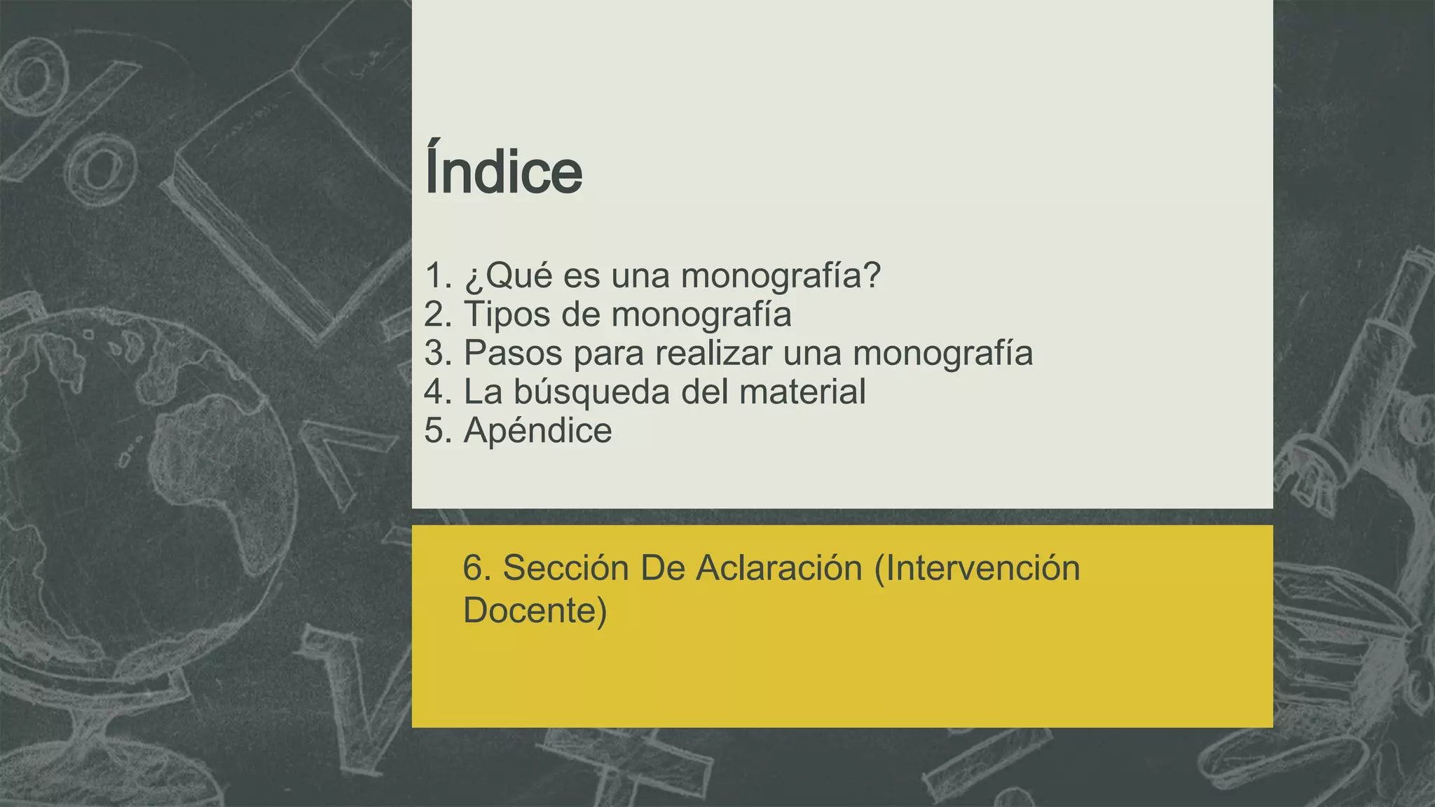 monografia | PPT