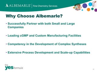 Albemarle Continuous Reactions Presentation | PPT