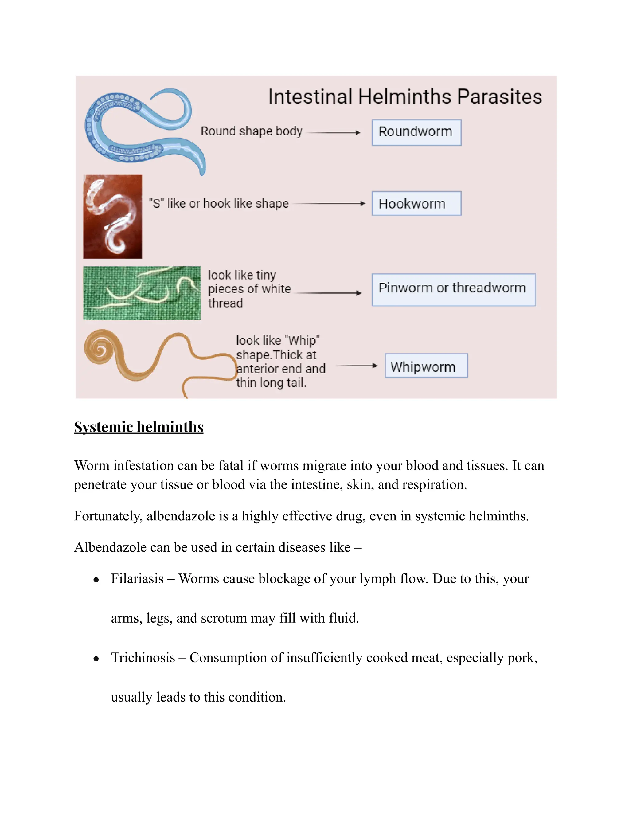 Albendazole dose for kids in worm infestation | PDF