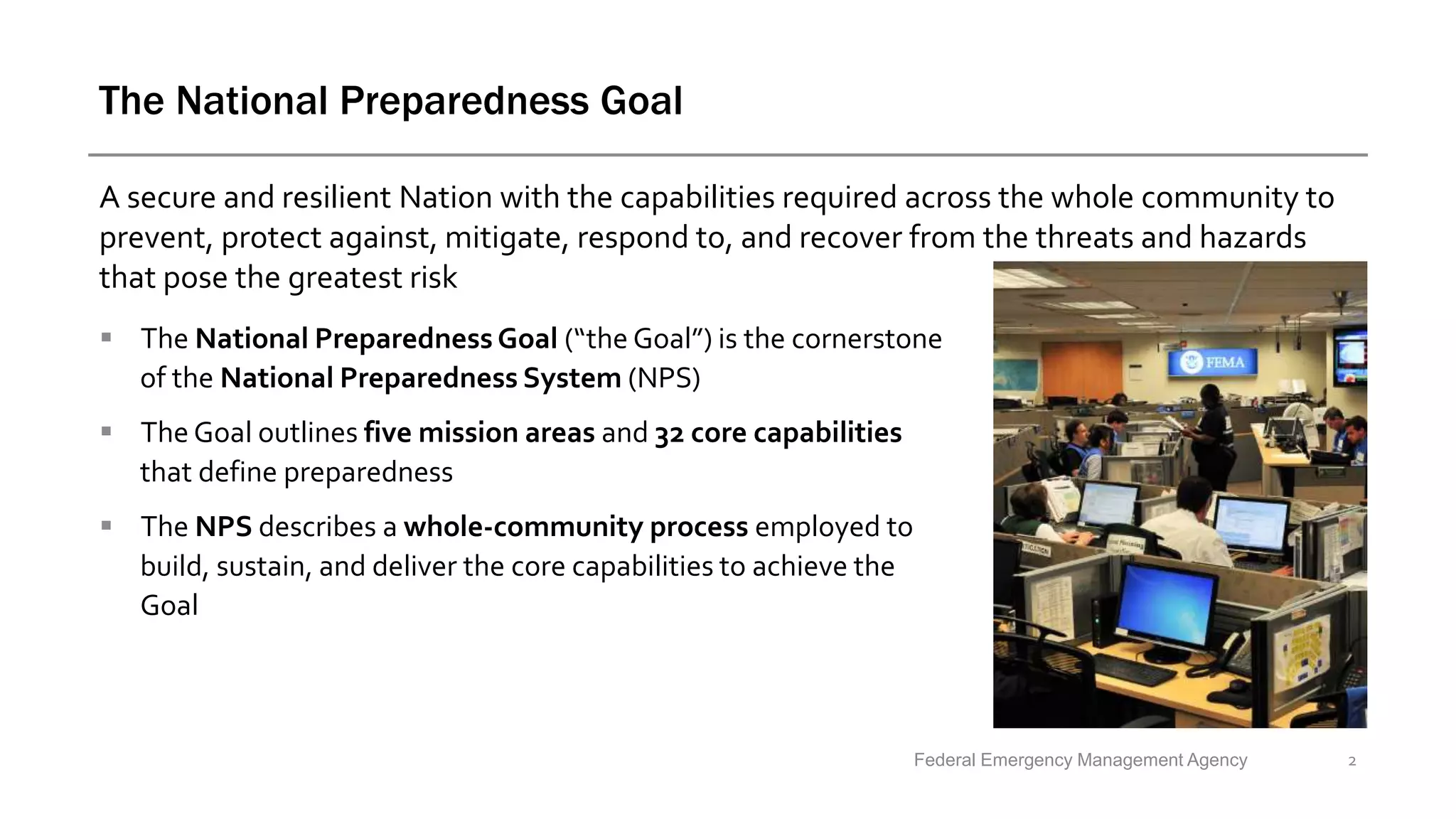 The National Risk and Capability Assessment (NRCA) | PPTX