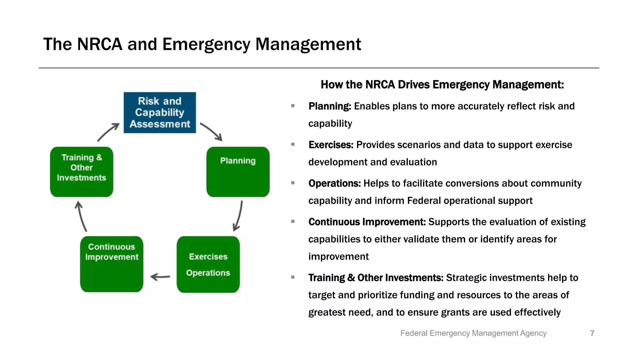 The National Risk and Capability Assessment (NRCA) | PPTX