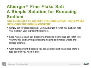 Alberger® Fine Flake Salt 2015 | PPT
