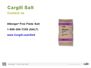 Alberger® Fine Flake Salt 2015 | PPT