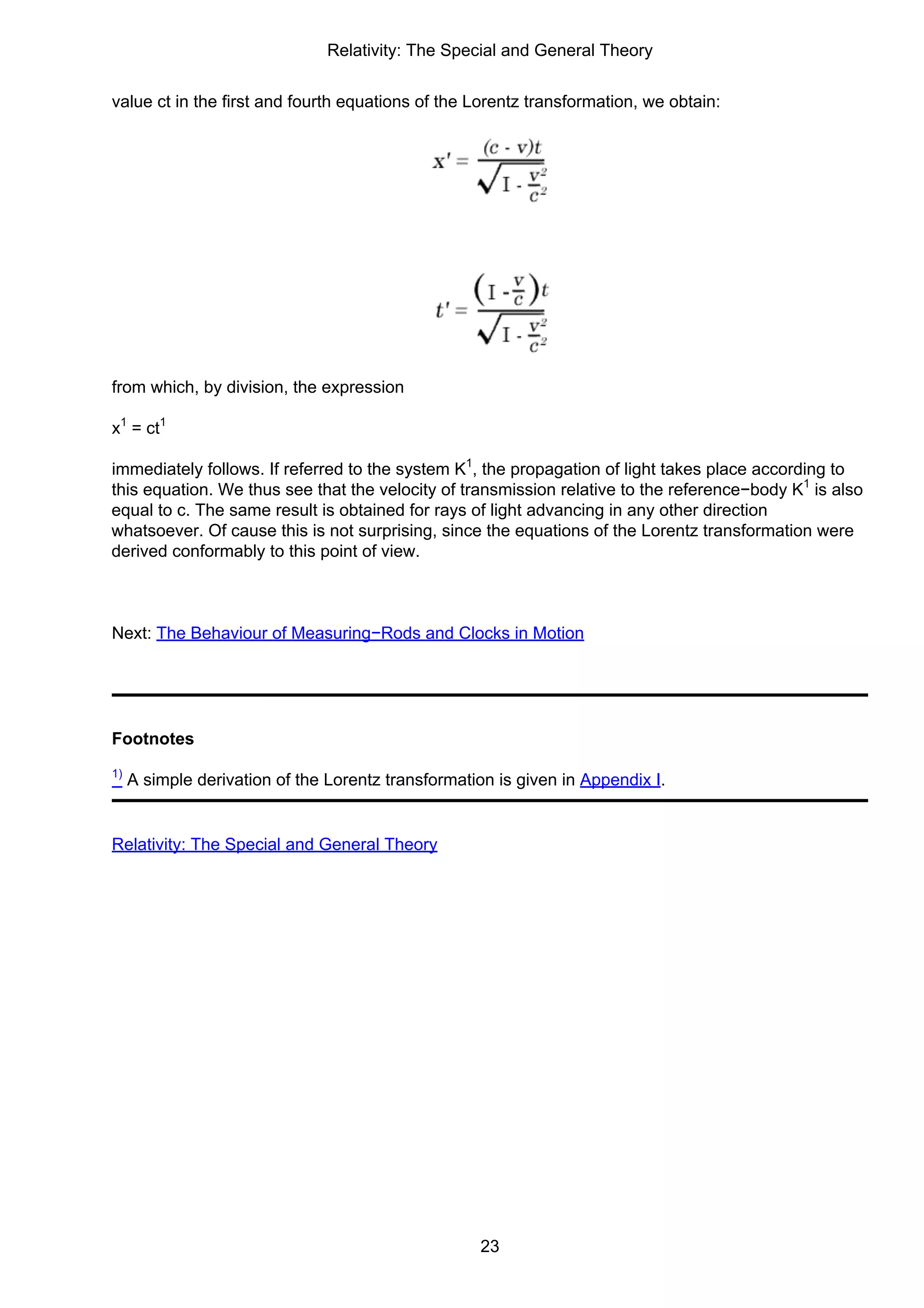 Albert Einstein Relativity | PDF