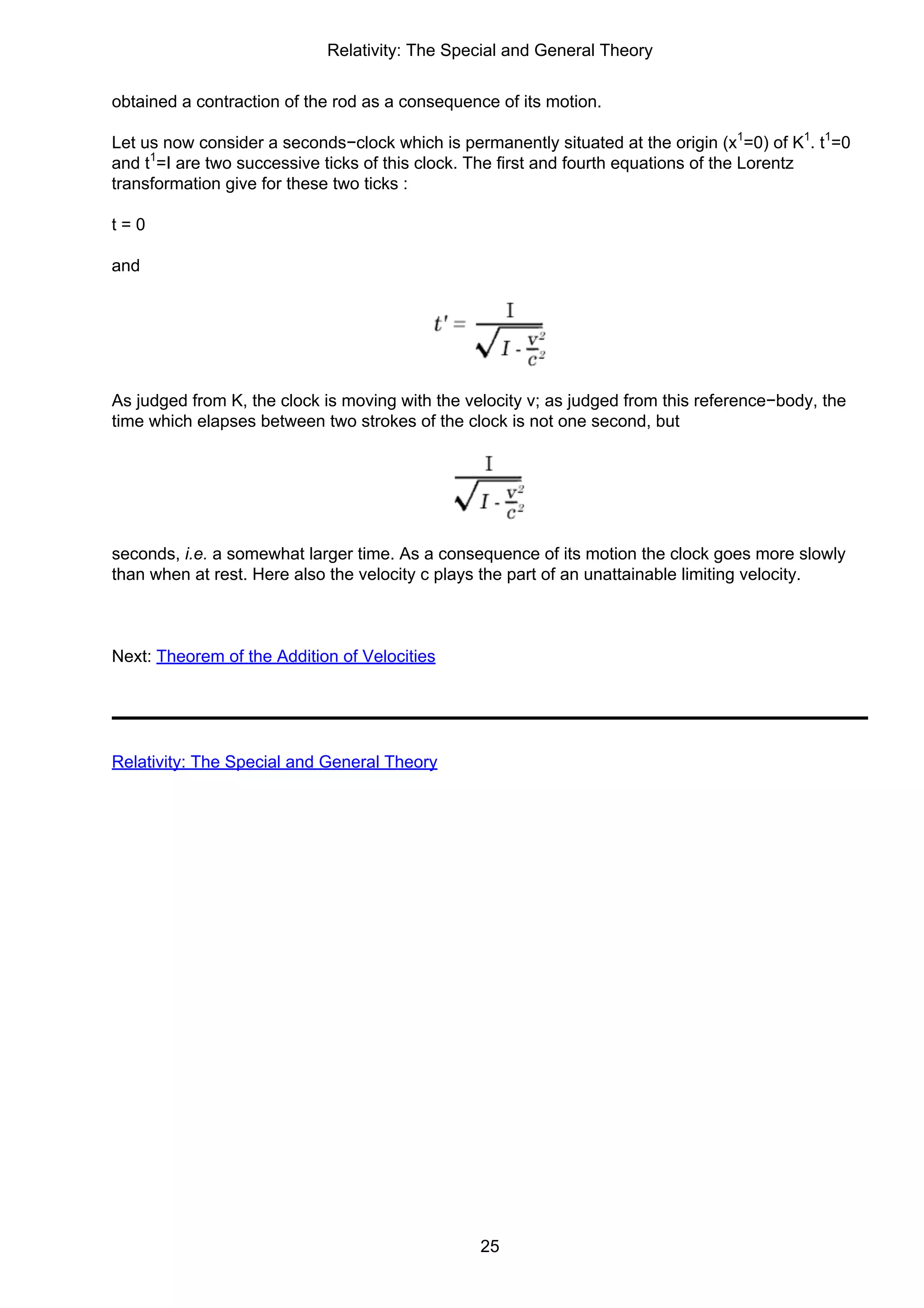 Albert Einstein Relativity | PDF