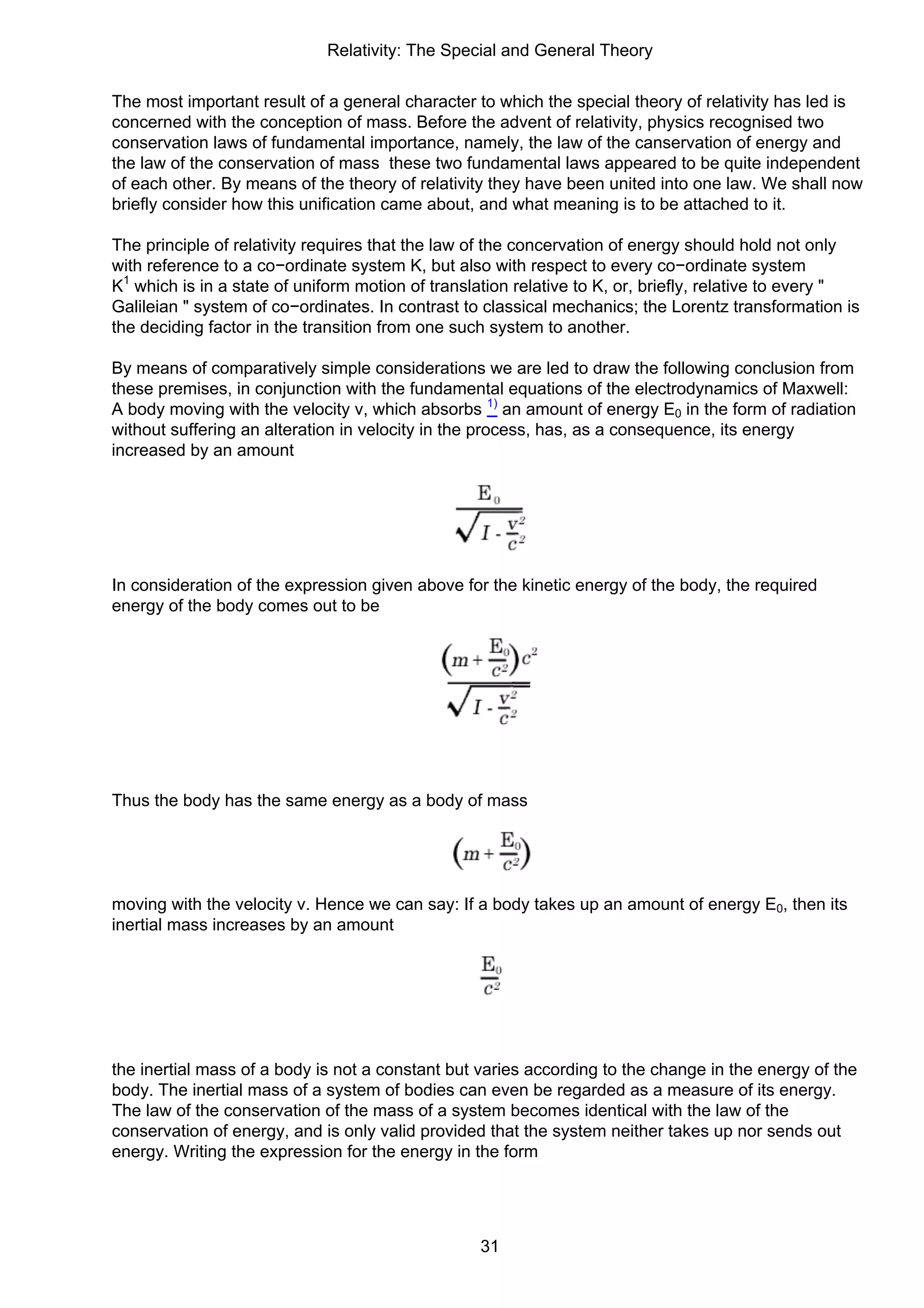 Albert Einstein Relativity | PDF