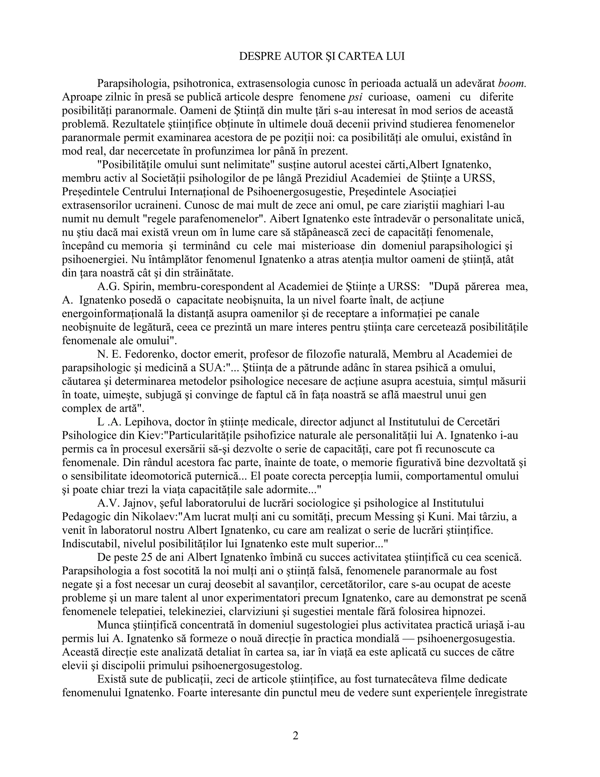 Albert ignatenko cum-sa-devii-fenomen | DOC