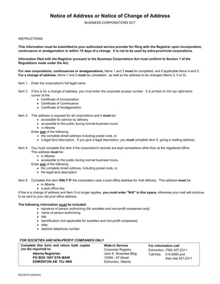 Alberta notice-of-address | PDF
