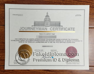 Alberta Journeyman Certificate | PPT